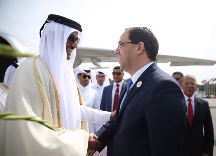 L’Emir du Qatar, dernier arrivé