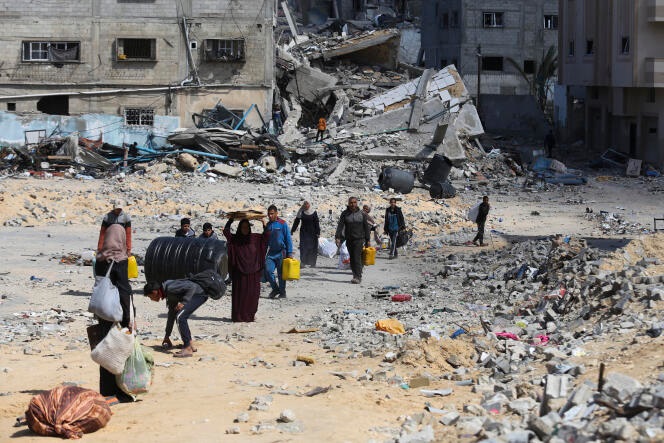 Gaza Le Maroc Envoie De Laide Humanitaire à Travers Le Territoire
