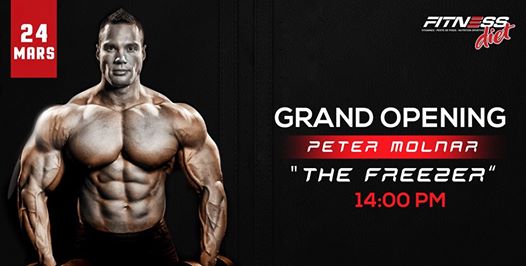 Le champion du monde de bodybuilding Peter Molnar en Tunisie