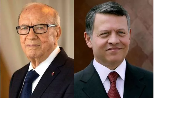 Le président Essebsi en visite officielle en Jordanie