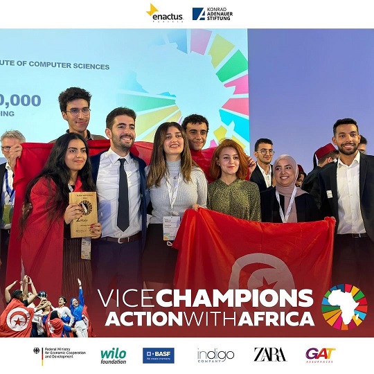 Enactus Tunisia doublement vice-champion du monde